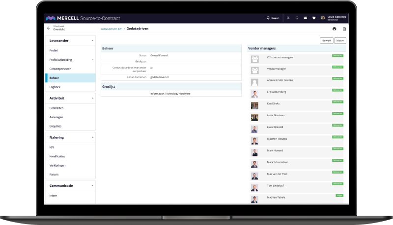Leveranciersmanagement | Leveranciersmanagement van Mercell