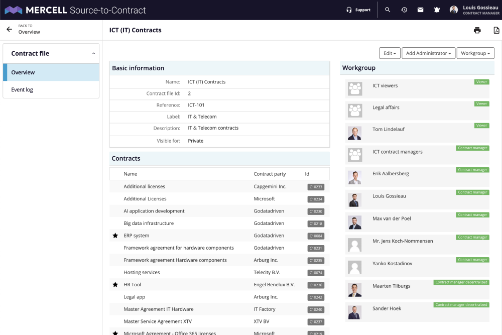 Contract Management | Contract Management from Mercell