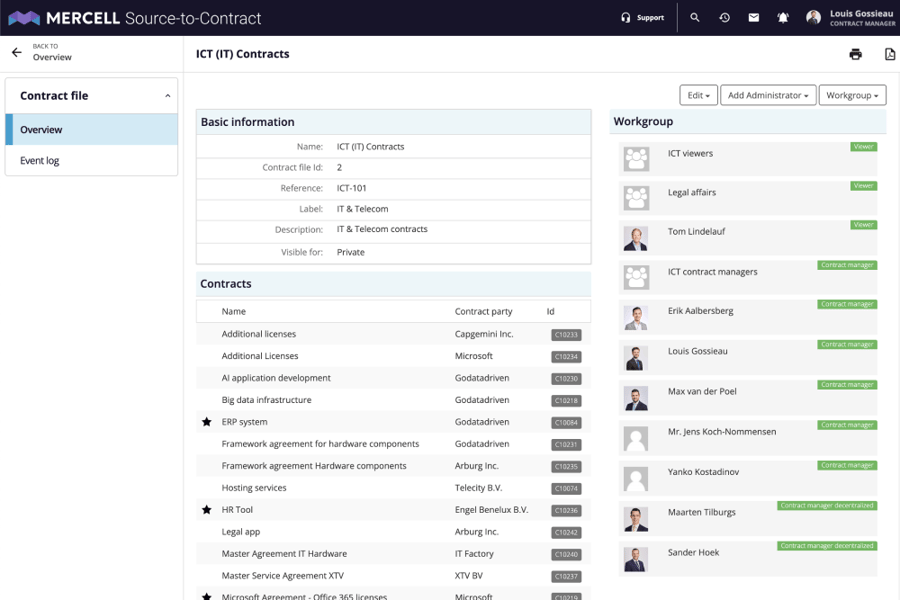 Contract Management | Contract Management from Mercell