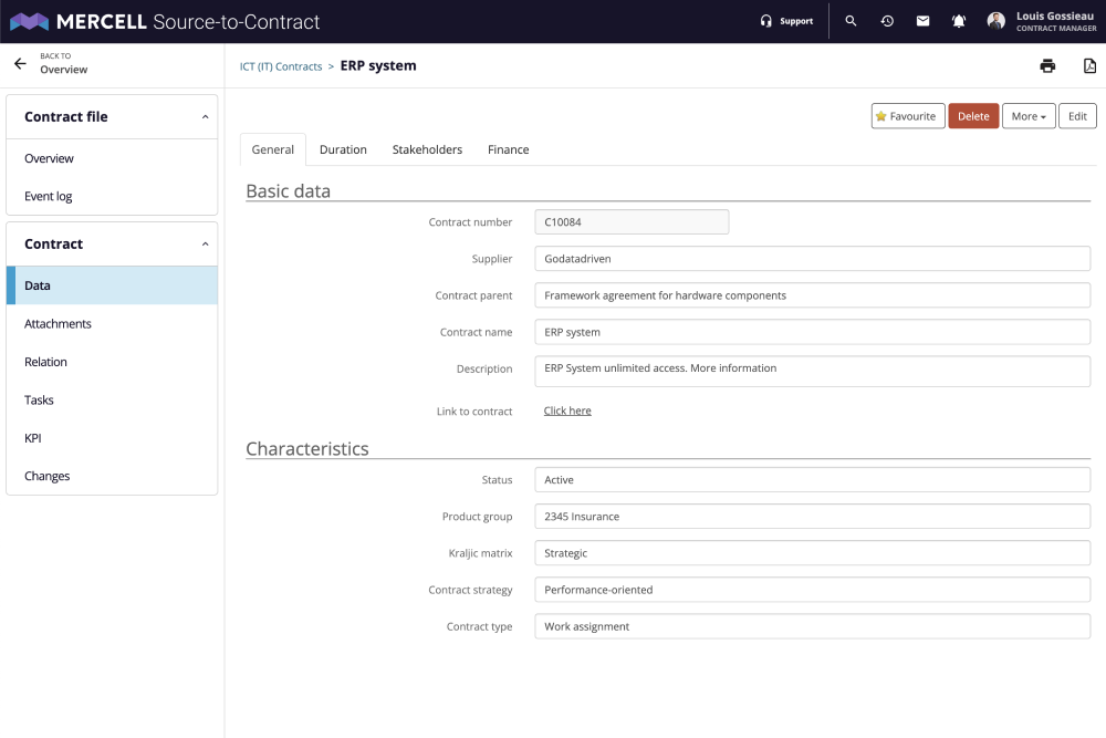 Contract Management | Contract Management from Mercell